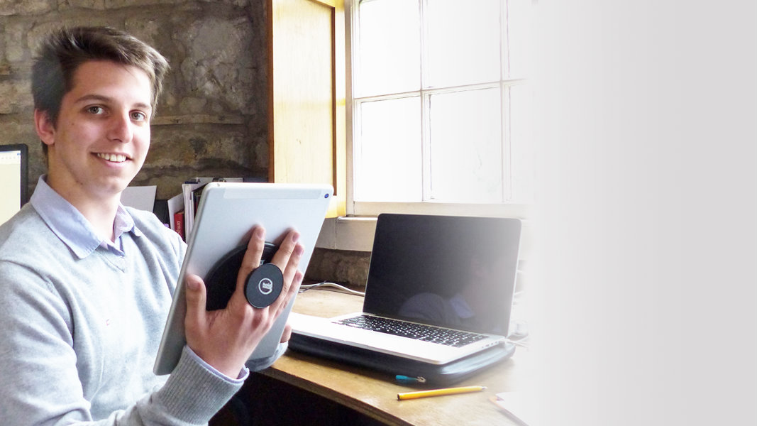 Never Lose Grip on Your Tablet with this New Device - G Hold