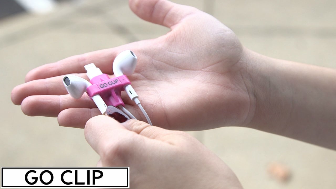 GO CLIP - Helping Your Earbud Cords Stay Intact | NewsWatch Review