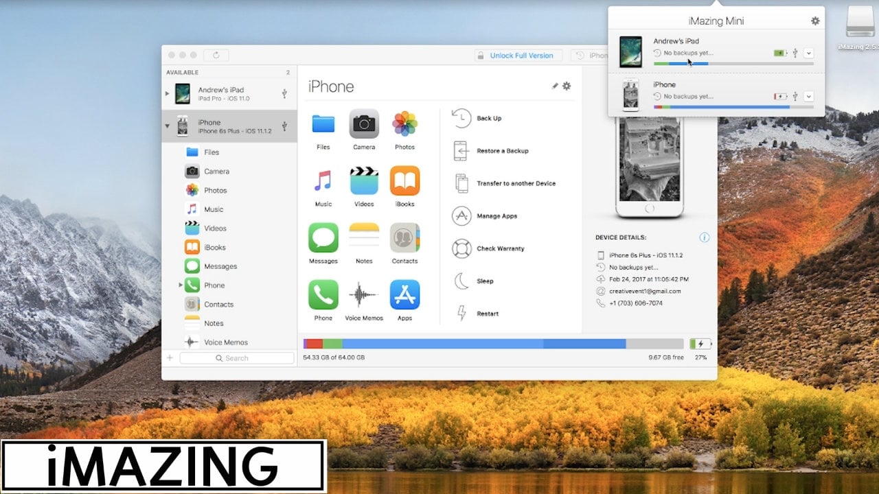 iMazing – Transfer Files, Songs, Photos and More Directly Between Your ...